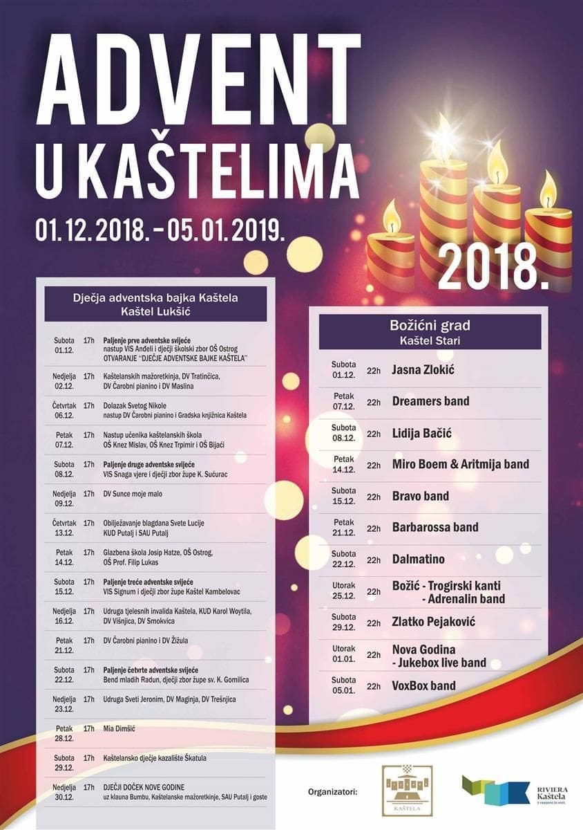 ADVENT U KAŠTELIMA Jasna Zlokić na otvaranju Božićnog grada u Kaštel ...