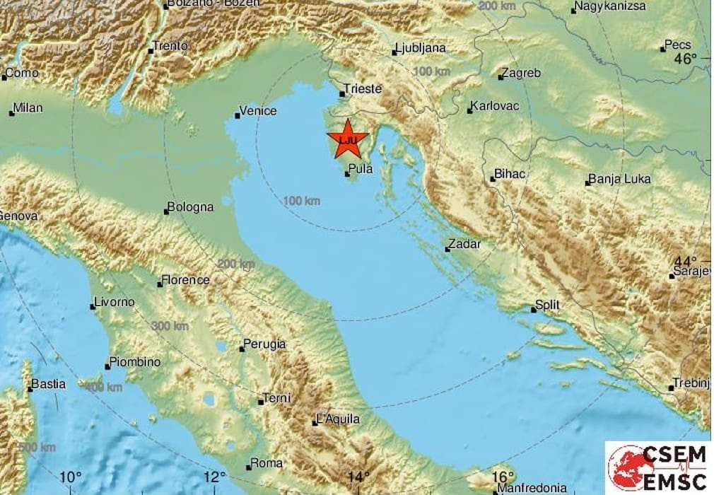 Slab potres na sjevernom Jadranu - DALMACIJA DANAS