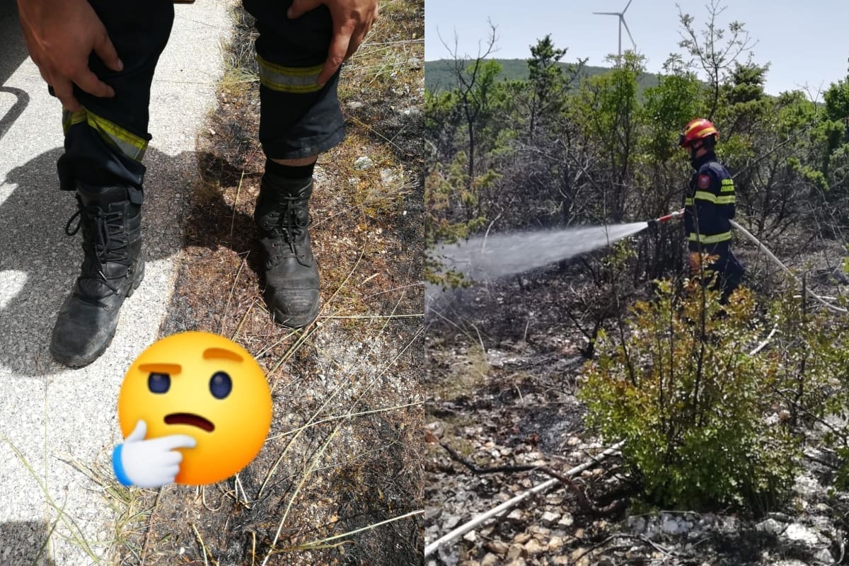 Šibenski vatrogasci dobili dojavu o požaru, a na kraju su se svi zajedno dobro nasmijali ...