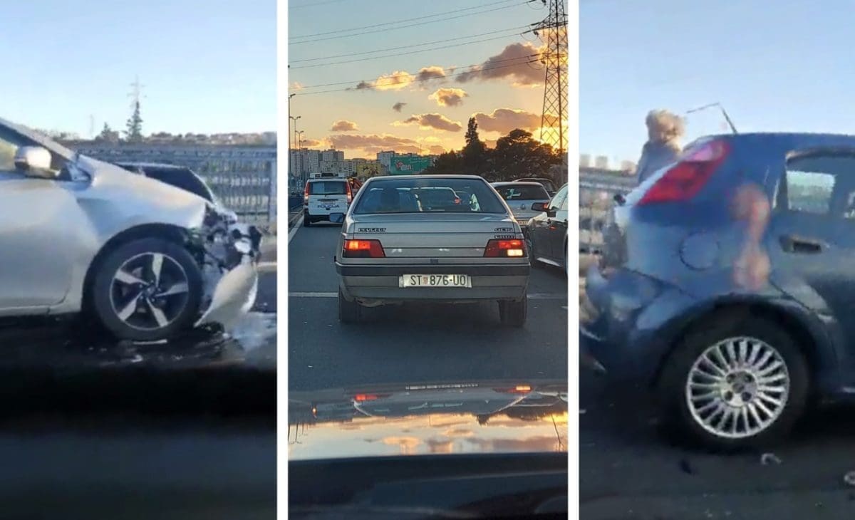 PROMETNA NA ULAZU U SPLIT Sudar dvaju automobila, stvaraju se gužve - DALMACIJA DANAS