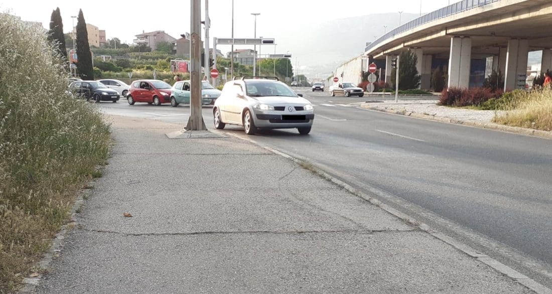 VOZAČI, OPREZ Sudar na izlazu iz Splita - DALMACIJA DANAS