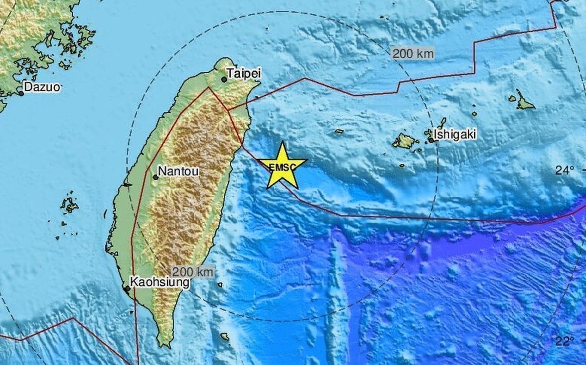 Jak potres kod tajvanske obale - DALMACIJA DANAS