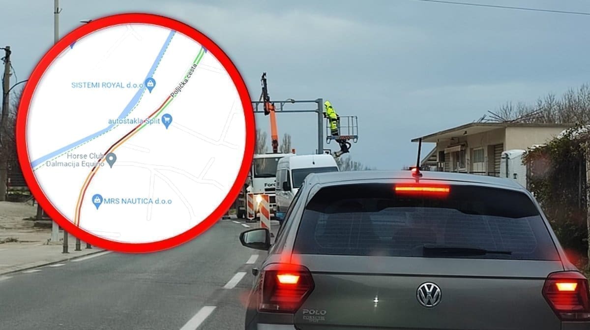 'KRKLJANAC' NA ISTOKU SPLITA Stvaraju se gužve, kolona je sve veća: Radovi su u tijeku ...