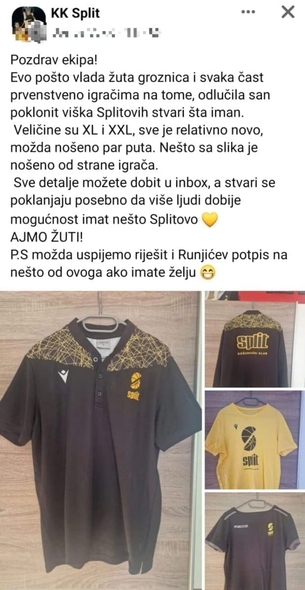 ŽUTO LUDILO Jugoplastika je opet u modi: Ovaj potez navijača iz Splita je za svaku pohvalu, evo ...
