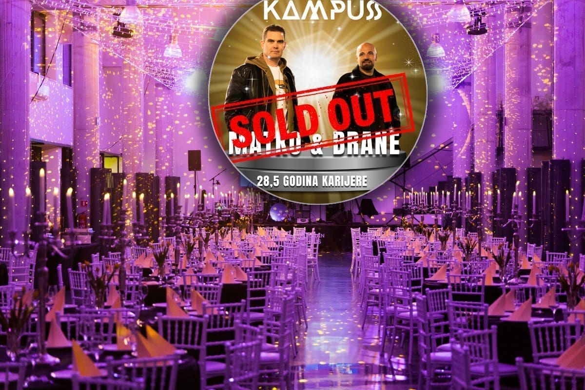 SVE JE SPREMNO ZA SPEKTAKL NA KAMPUSU Rasprodan koncert, ali... Matko nam se povjerio: "Pomislio ...