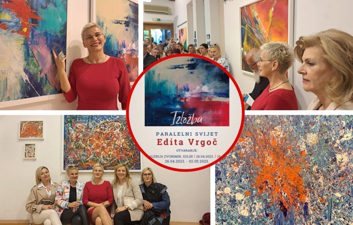 U Solinu otvorena izložba Edite Vrgoč: "Ovo je izložba koja predstavlja mene. Posvećena je mome ...