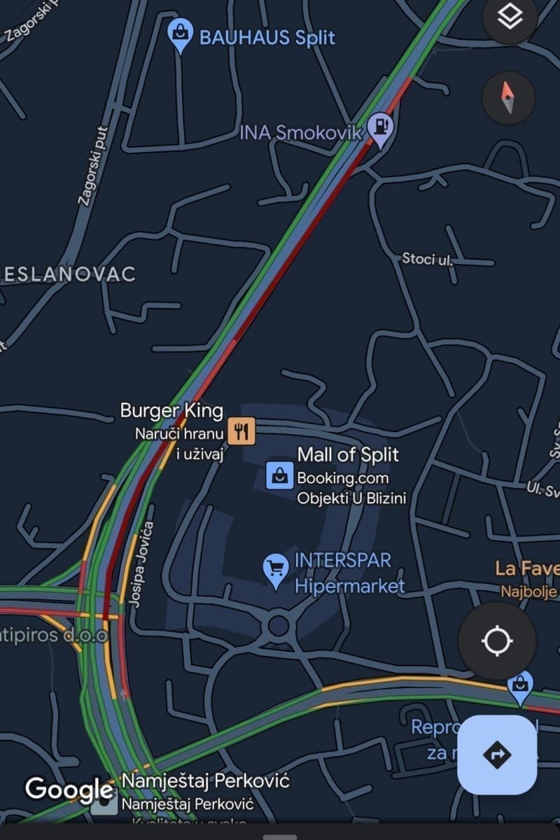 ČEP NA IZLAZU IZ SPLITA Sudar tri vozila 'zakrčio' promet na Smokoviku: "Ovo je prestrašno ...