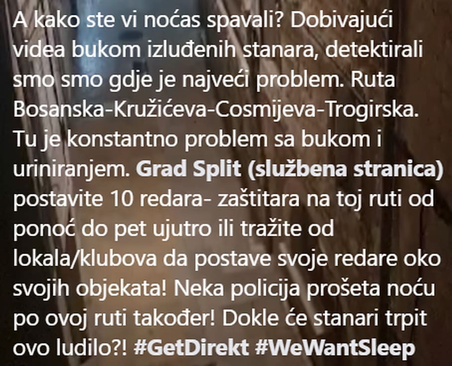 JEZIVA SNIMKA IZ SPLITA! Stanovnici centra grada su očajni, video zapis dokazuje kakav horor ...
