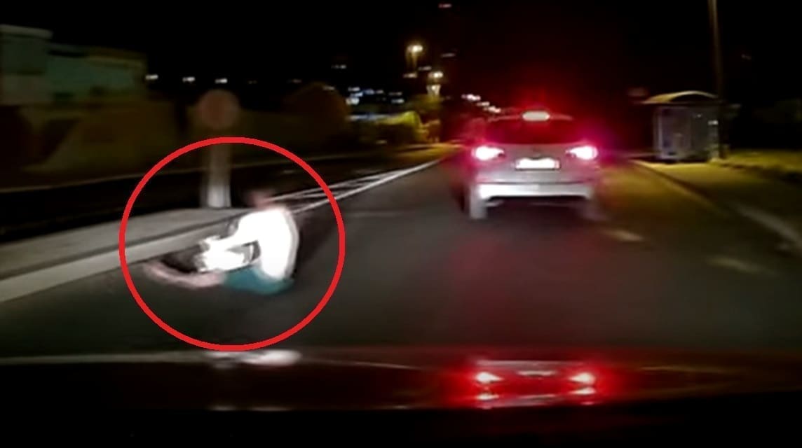 JEZIVA SNIMKA IZ SPLITA Čovjek u noćnim satima vozio po poznatoj prometnici. No, onda se ...