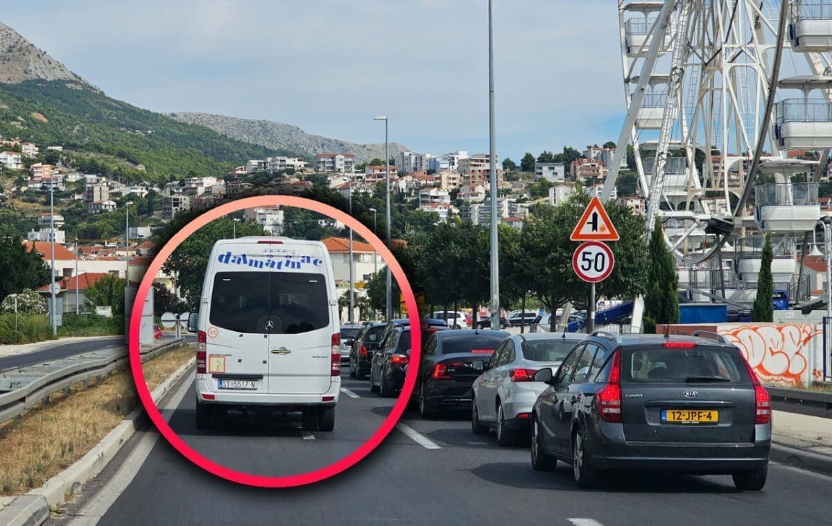 VIDEO Bezobrazluk vozača Dalmatinca na izlazu iz Splita: "Morao sam prikočiti da ne dođe do ...