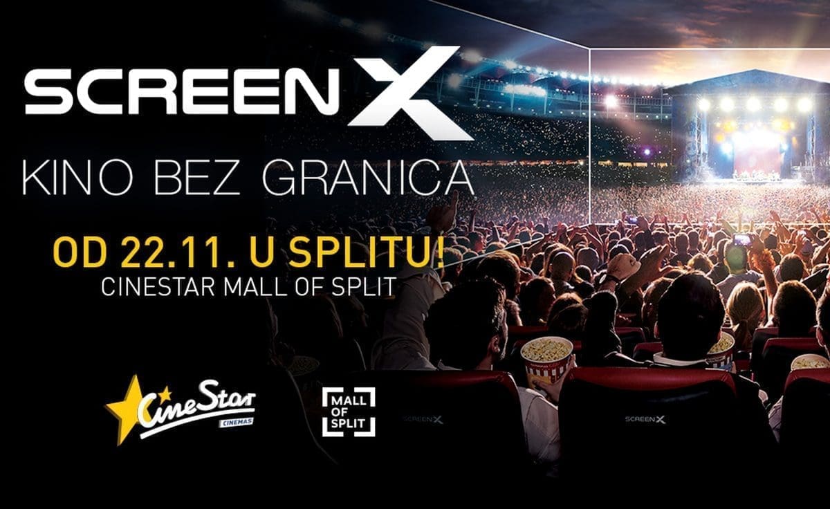 ScreenX napokon u Hrvatskoj – CineStar dovodi svjetsku kino inovaciju u Mall of Split ...