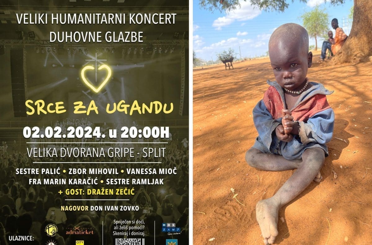 HUMANITARNI KONCERT "SRCE ZA UGANDU" NA GRIPAMA Pjesmom za izgradnju nove misije u Ugandi ...