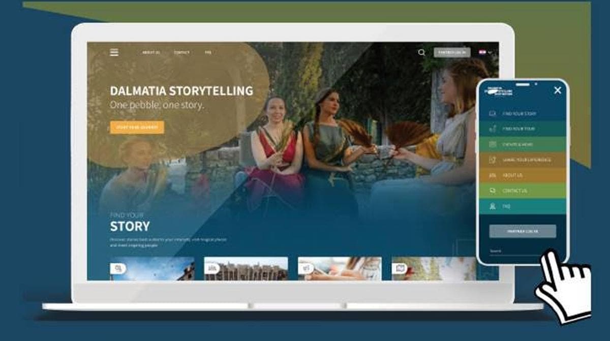 PLATFORMA PROJEKTA DALMACIJA STORYTELLING DESTINACIJA Stigla je nova turistička digitalna ...