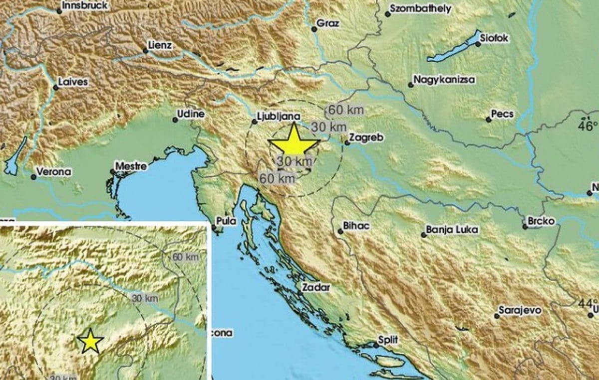 Potres u Sloveniji osjetio se i u Hrvatskoj: Evo što se doznaje - DALMACIJA DANAS