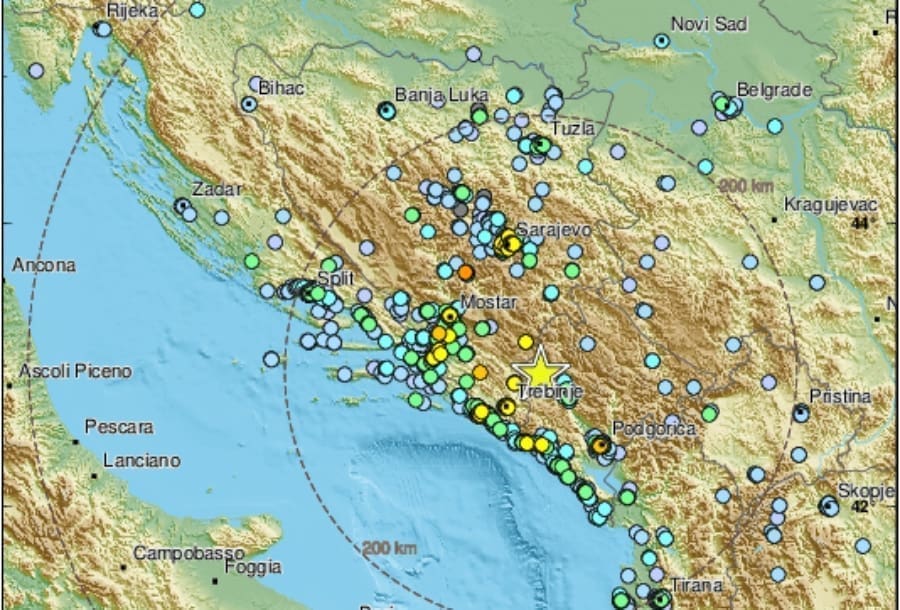 VRLO JAK POTRES U CRNOJ GORI Tresla se gotovo cijela Dalmacija: "Trajao je duže od pola minute ...