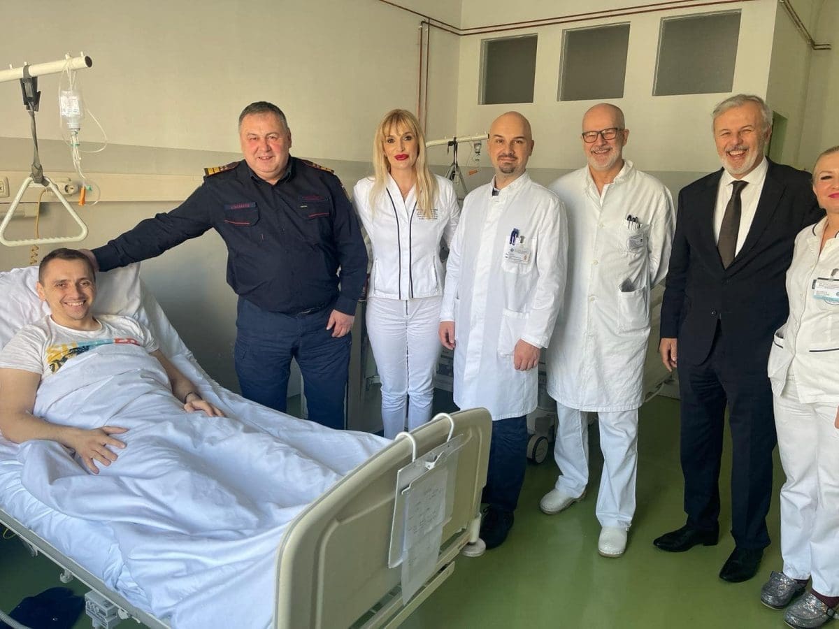 Ante Sanader posjetio ozlijeđenog vatrogasca - DALMACIJA DANAS