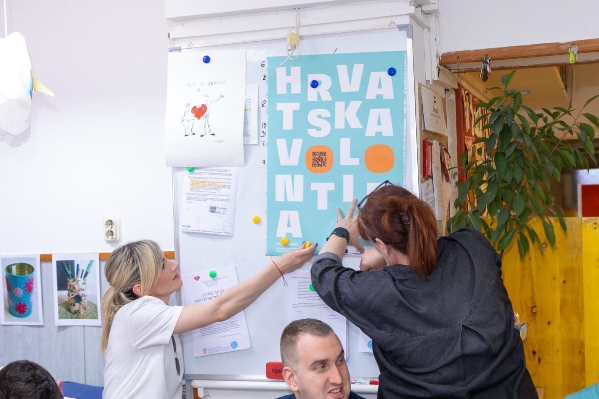 INISPIRATIVNA RADIONICA Udruga Srce Split promovira volonterstvo u kampanji 'Hrvatska volontira ...