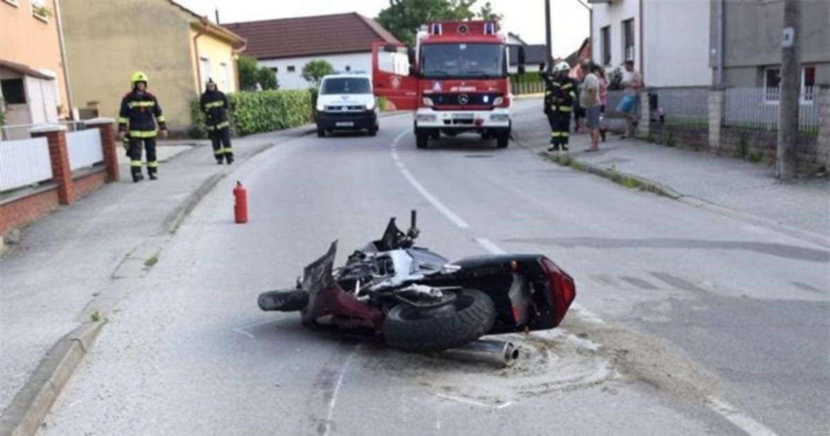 Teška nesreća u Kaštelima, ozlijeđen motociklist - DALMACIJA DANAS