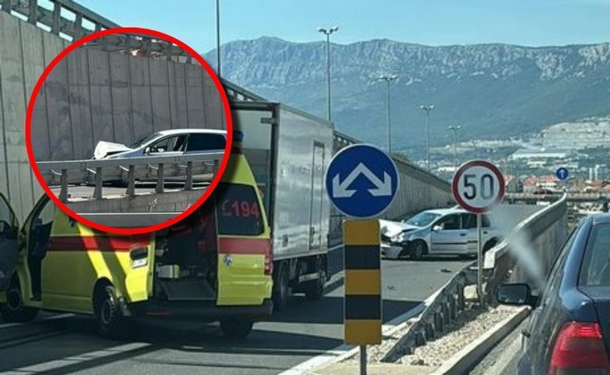 PROMETNA NA IZLAZU IZ SPLITA Dvije osobe prevezene su na pružanje liječničke pomoći - DALMACIJA ...