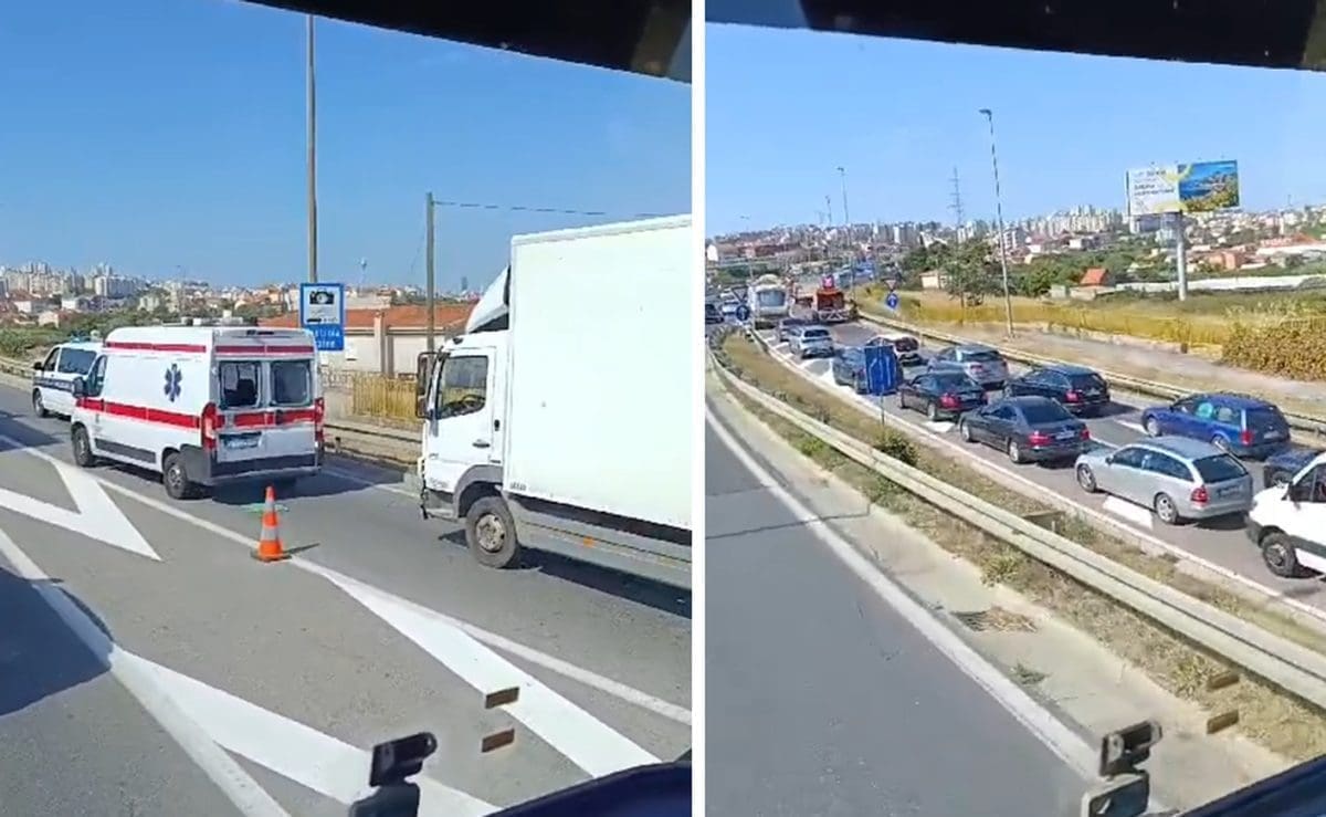 Velika gužva na brzoj cesti. Dogodila se prometna nesreća: "Kolaps i kolona" - DALMACIJA DANAS