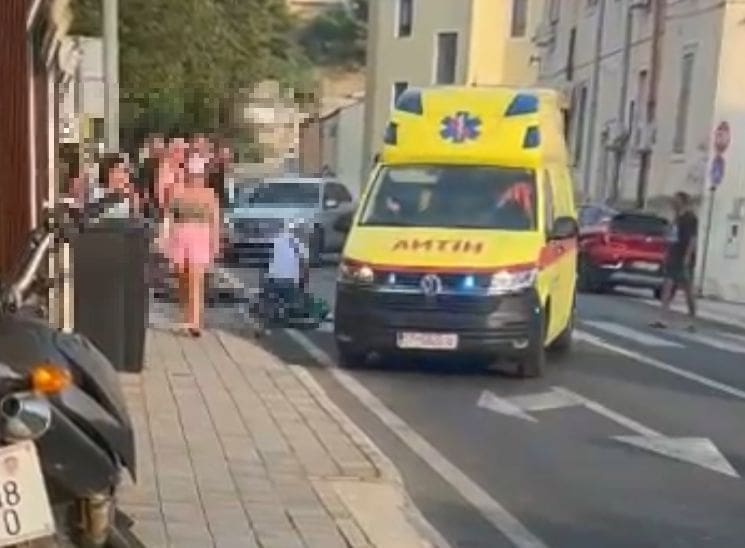 NESREĆA U DUGOM RATU Biciklist ozlijeđen, dojurila Hitna - DALMACIJA DANAS