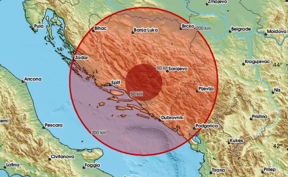 Zatreslo u susjedstvu, osjetilo se i kod nas - DALMACIJA DANAS