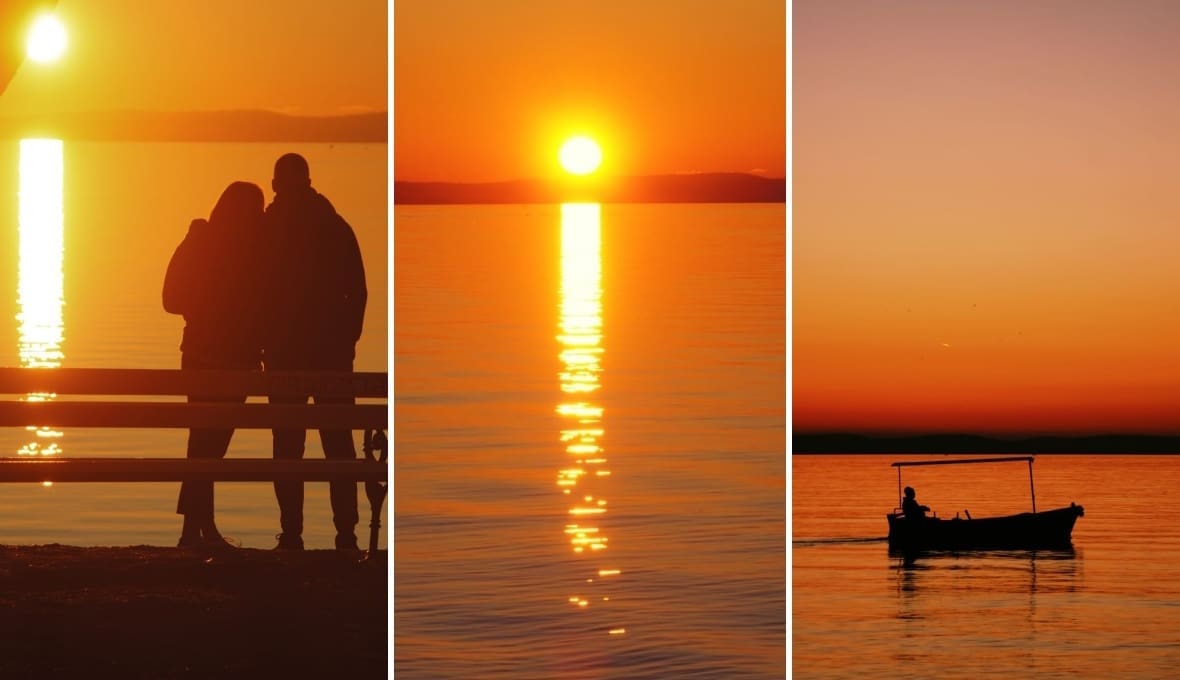 Ovako je u Dalmaciji izgledao posljednji zalazak sunca ove godine ...