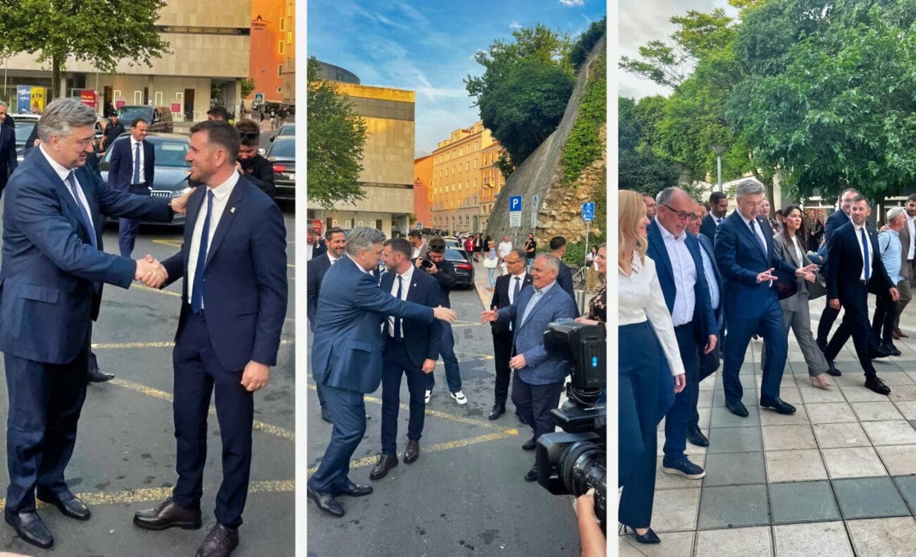 Plenković stigao u Split. Pogledajte kako su ga dočekali Boban i Šuta ...