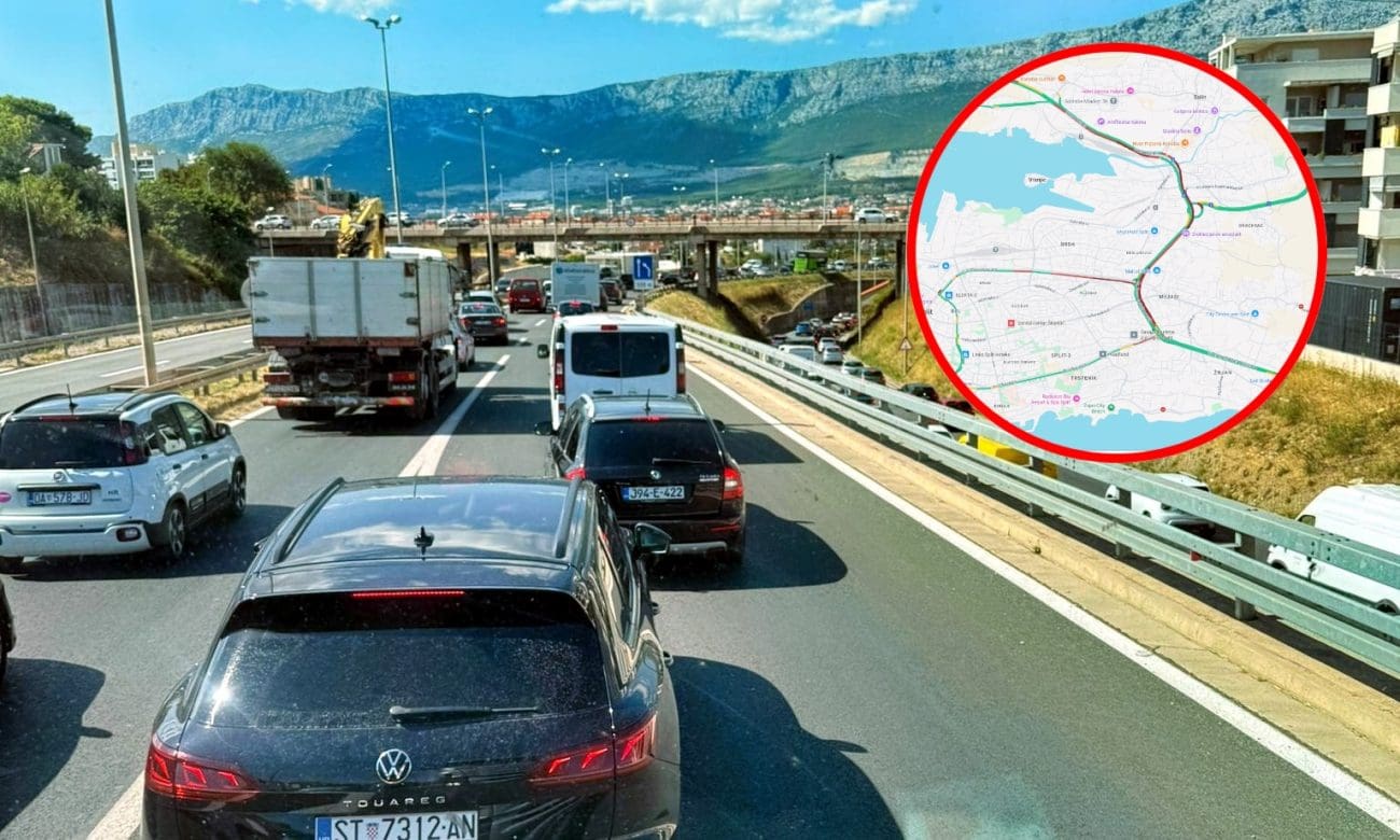 POLA GRADA U CRVENO Prometni kolaps na izlazu iz Splita, vozači na rubu živaca: "Morao sam ...